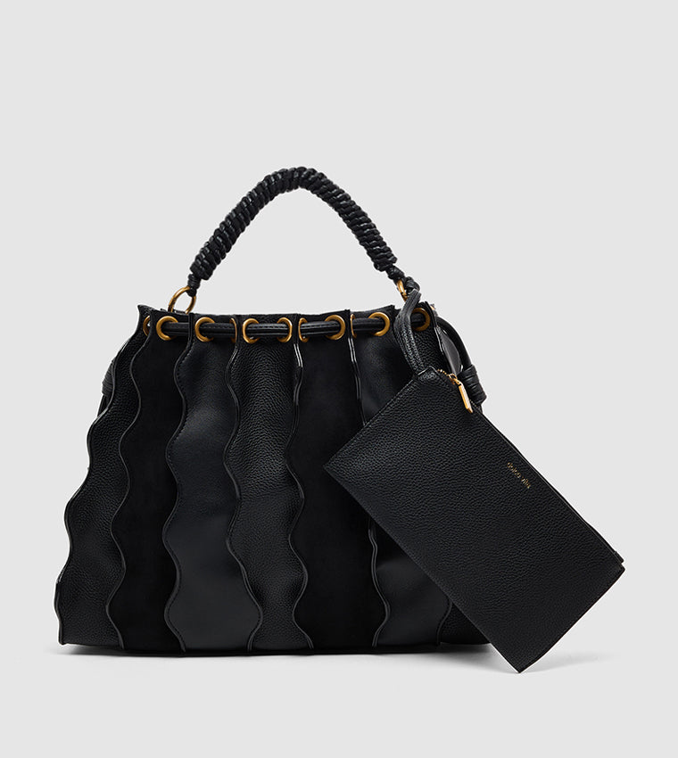 ANTONIAA BLACK MULTICOLOR HOBO BAG – Steve Madden Middle East